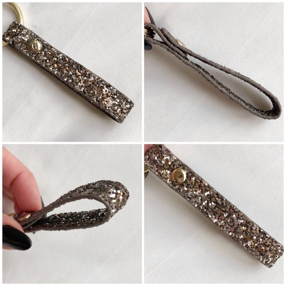 kate spade | Accessories | Kate Spade Glitter Loop Lanyard Keychain ...